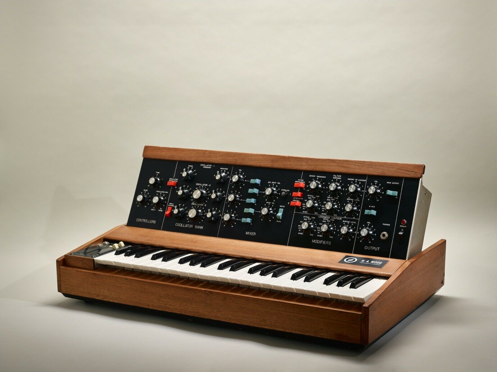 MATRIXSYNTH: R.A. Mini Moog synthesizer Model D extremely rare made in ...