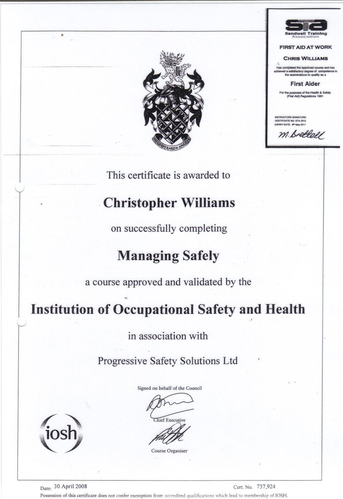 Inspirational Wings: View Our Accreditation