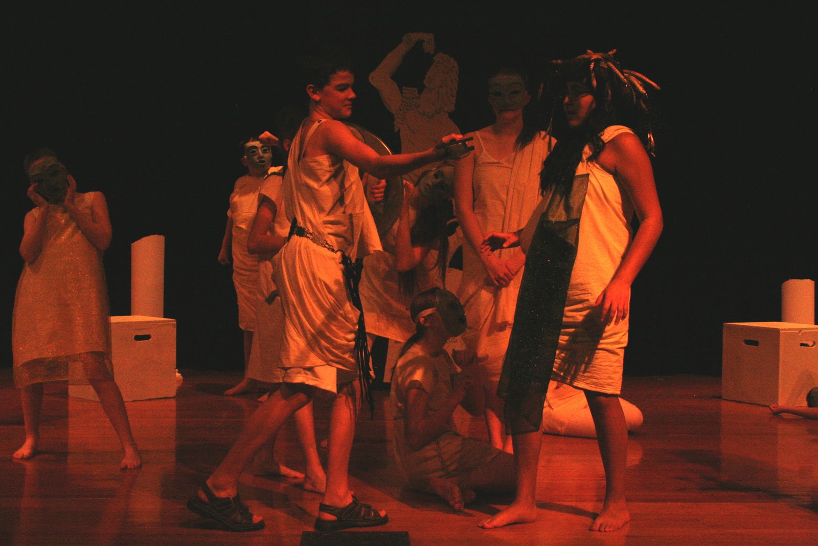 "Circus Olympus" ... Greek Theatre!: Perseus & Medusa Production Photos