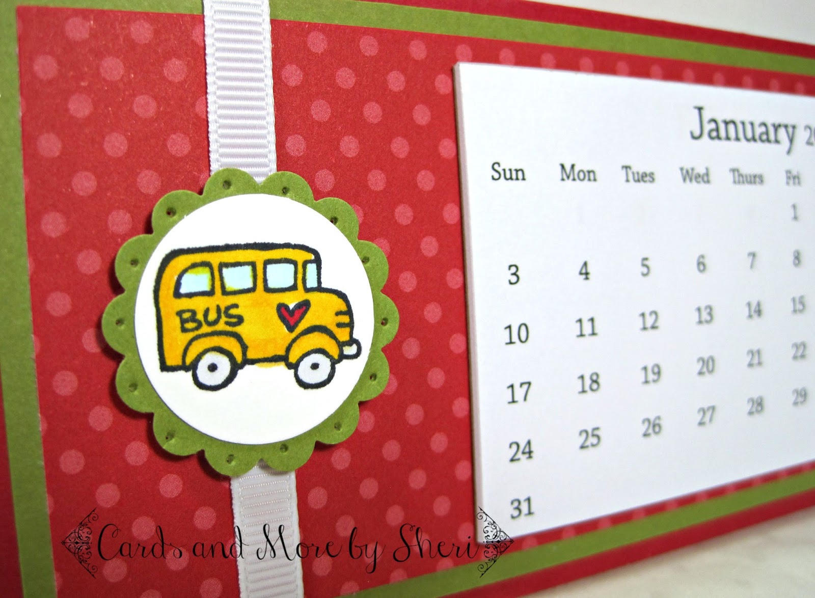 Cards and More by Sheri: Back to School Teacher Desk Set