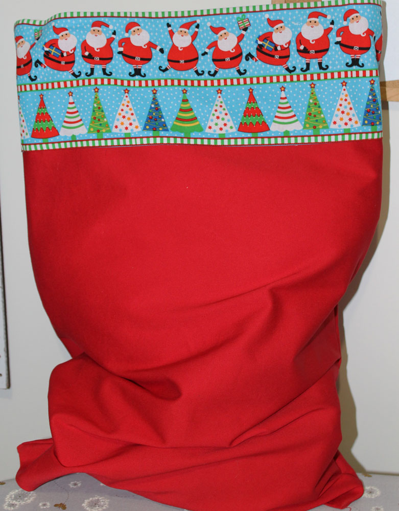 The House of Wilson: Quick Santa Sack - Tutorial