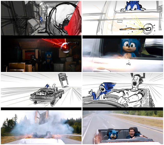 UN ARTISTA DE STORYBOARDS MUESTRA SU TRABAJO EN SONIC LA PELÍCULA