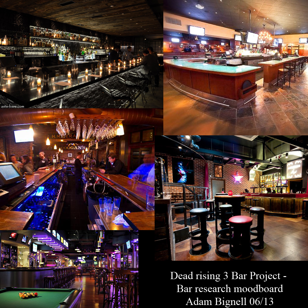 Adam Bignell 3D environment artist: Dead rising 3 bar project portfolio ...