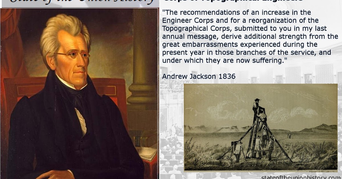 State of the Union History: 1836 Andrew Jackson - Corps of ...