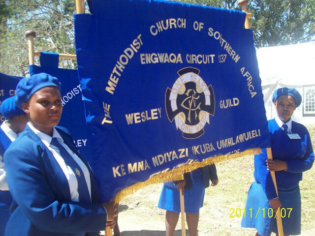 WESLEY GUILD (SA): Flags procession at Clarkebury district