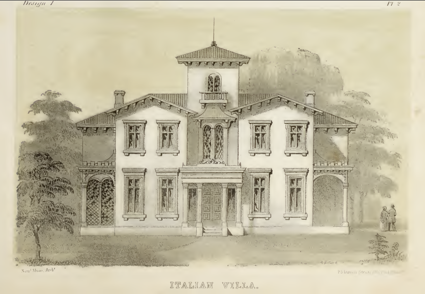 The Picturesque Style: Italianate Architecture: Sloan's "The Model ...