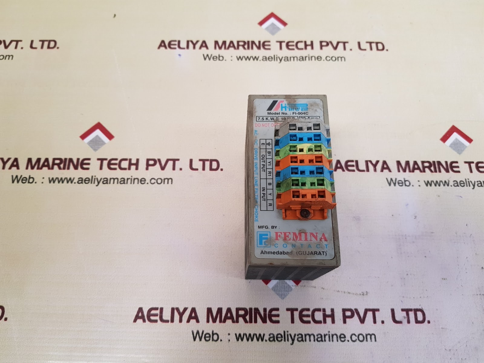 FEMINA FI-004C AC-DC DRIVE INPUT LINE FILTER CHOKE - Aeliya Marine
