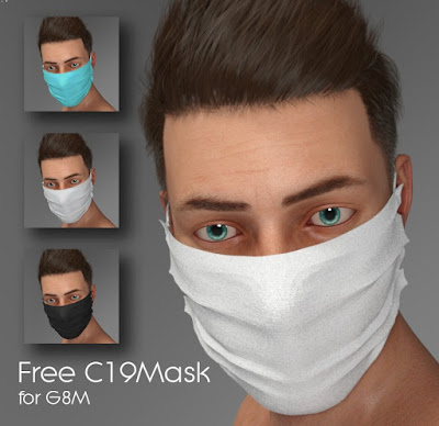 Men of DZheng: Free Mask for G8M - Stay Home Be Safe