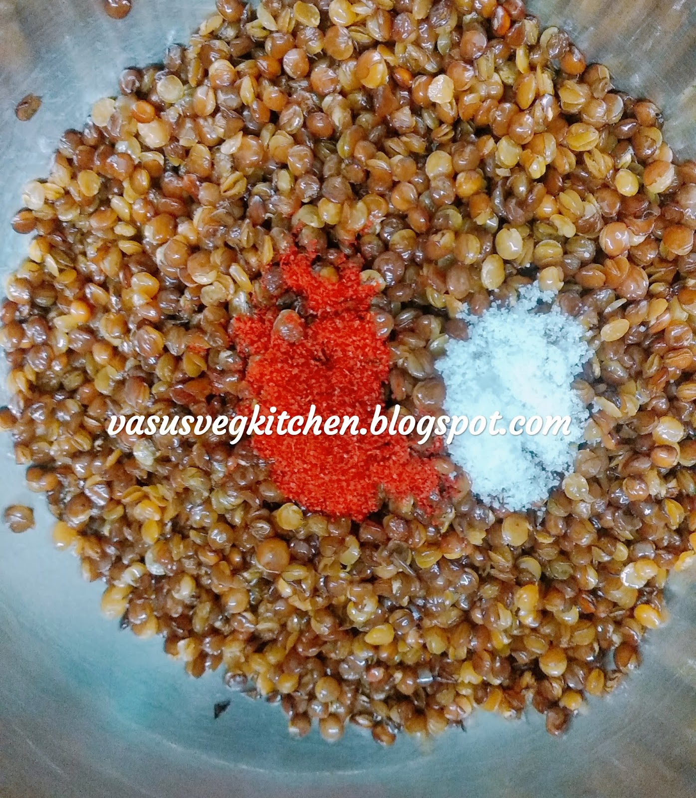 Vasusvegkitchen: DalMoth Namkeen || how to prepare whole masoor dal ...