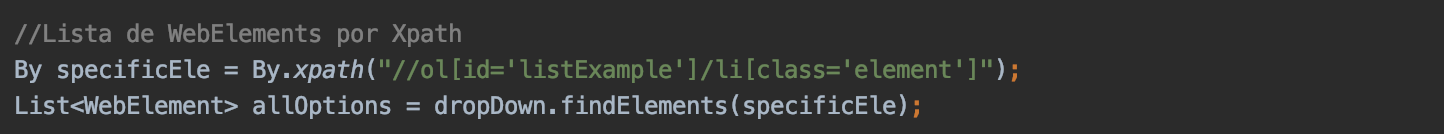 [Selenium WebDriver] Java - Iterar una lista de elementos