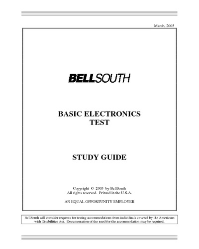 Basic Electronics Tutorial: The Study Guide For Your Basic Electronics Test