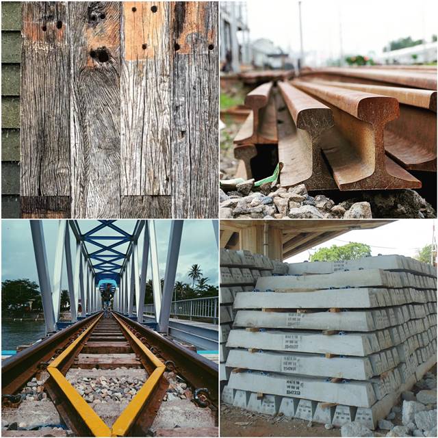 Jalan Rel :Uraian Rel,Potongan Melintang Rel,Kepala Rel,Kaki Rel