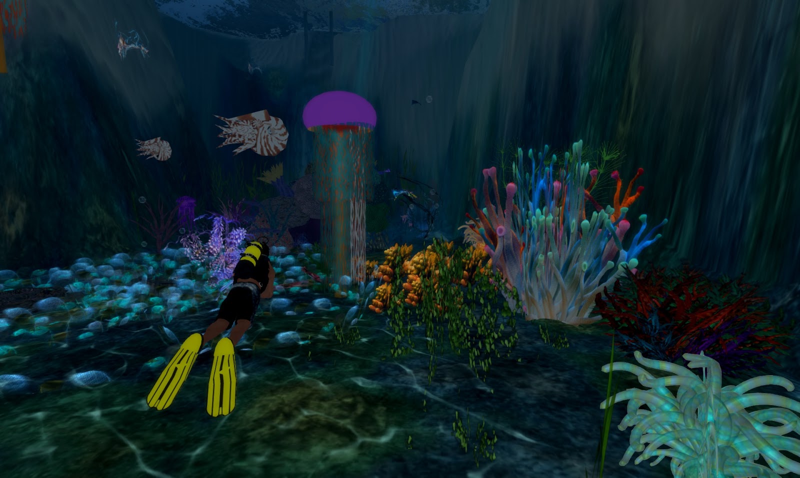 Echt Virtuell: Tauchen in Second Life