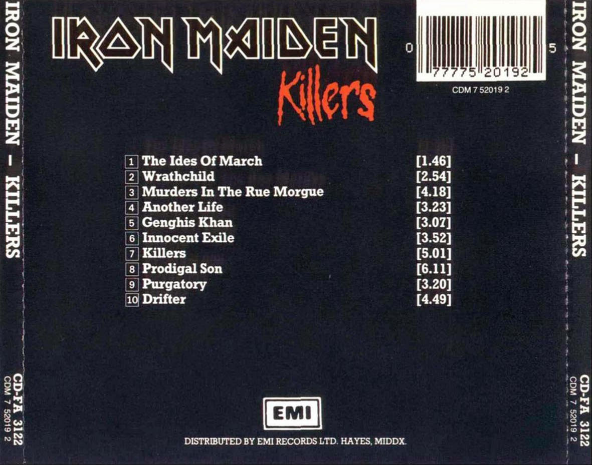 Iron Maiden - Killers (1981)