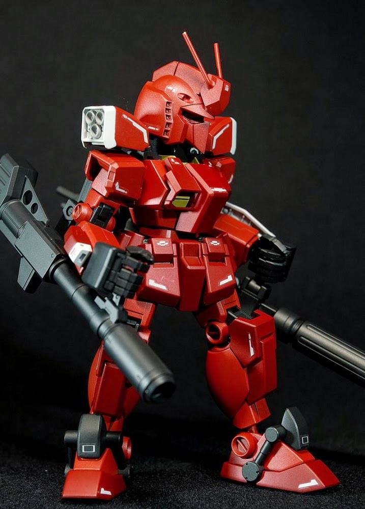 Custom Build: HG x MG Amazing Red Warrior