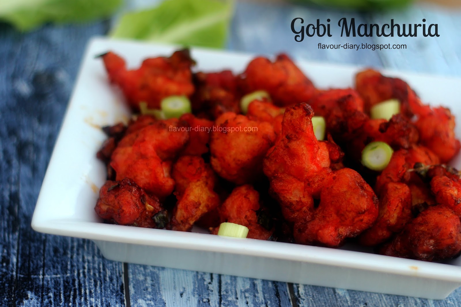 Flavour Diary: Gobi Manchuria -- Dry version (step by step)