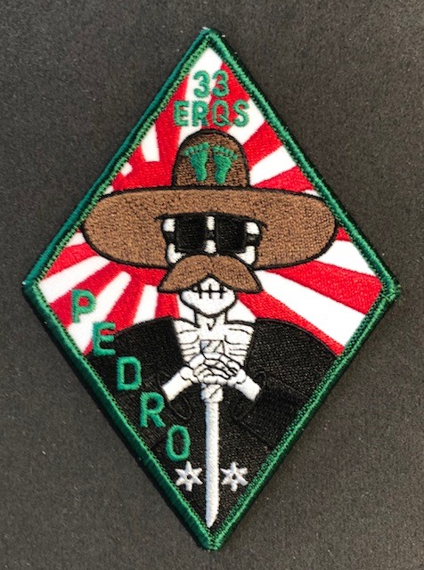 THE USAF RESCUE COLLECTION: USAF 33rd ERQS / Pedro / Rising Sun Patch