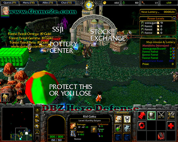 Dota Workshop Tools: DBZ Hero Defense v3.70 Map Download