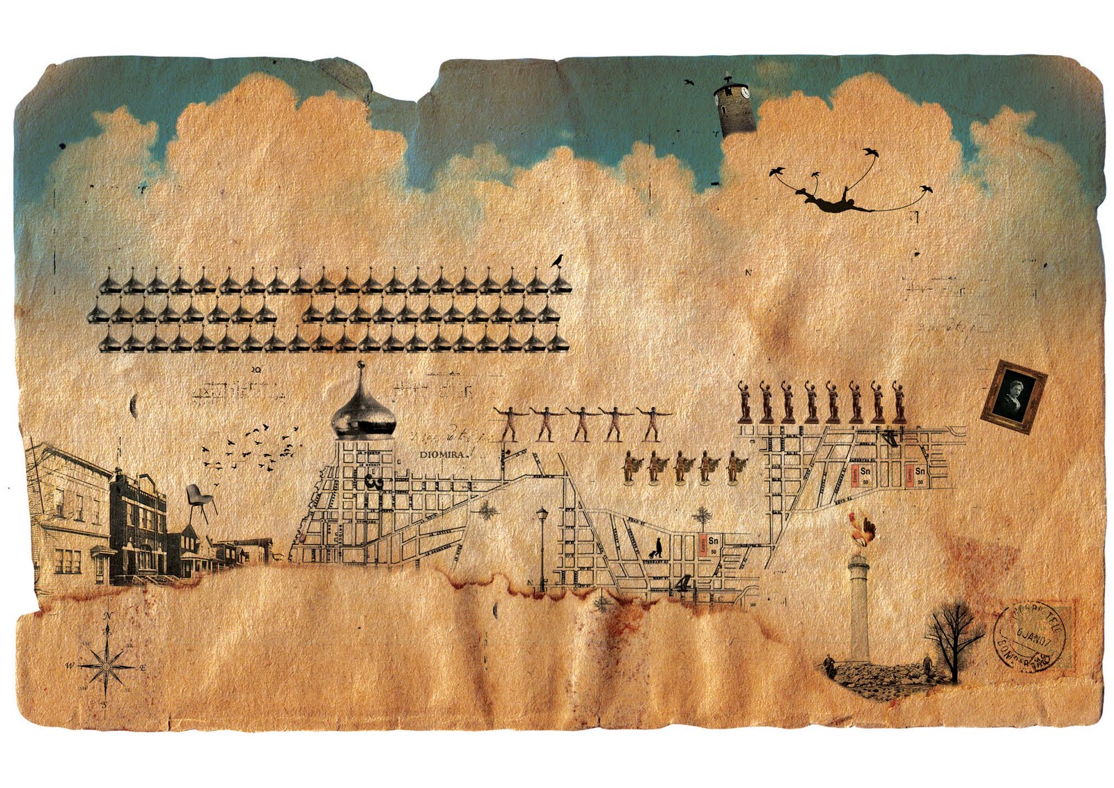 Mr. Center's Wall: INVISIBLE CITIES II -- Cities and Memory 1: DIOMIRA