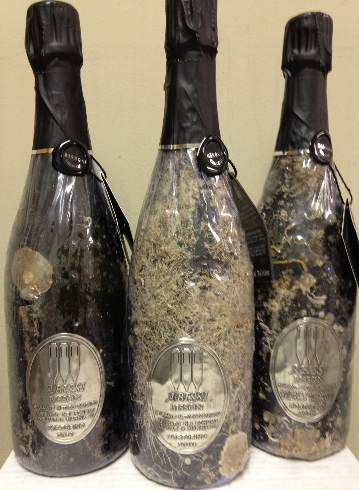 The Wine and Cheese Place: Sparkling wine aged at the bottom of the Ocean