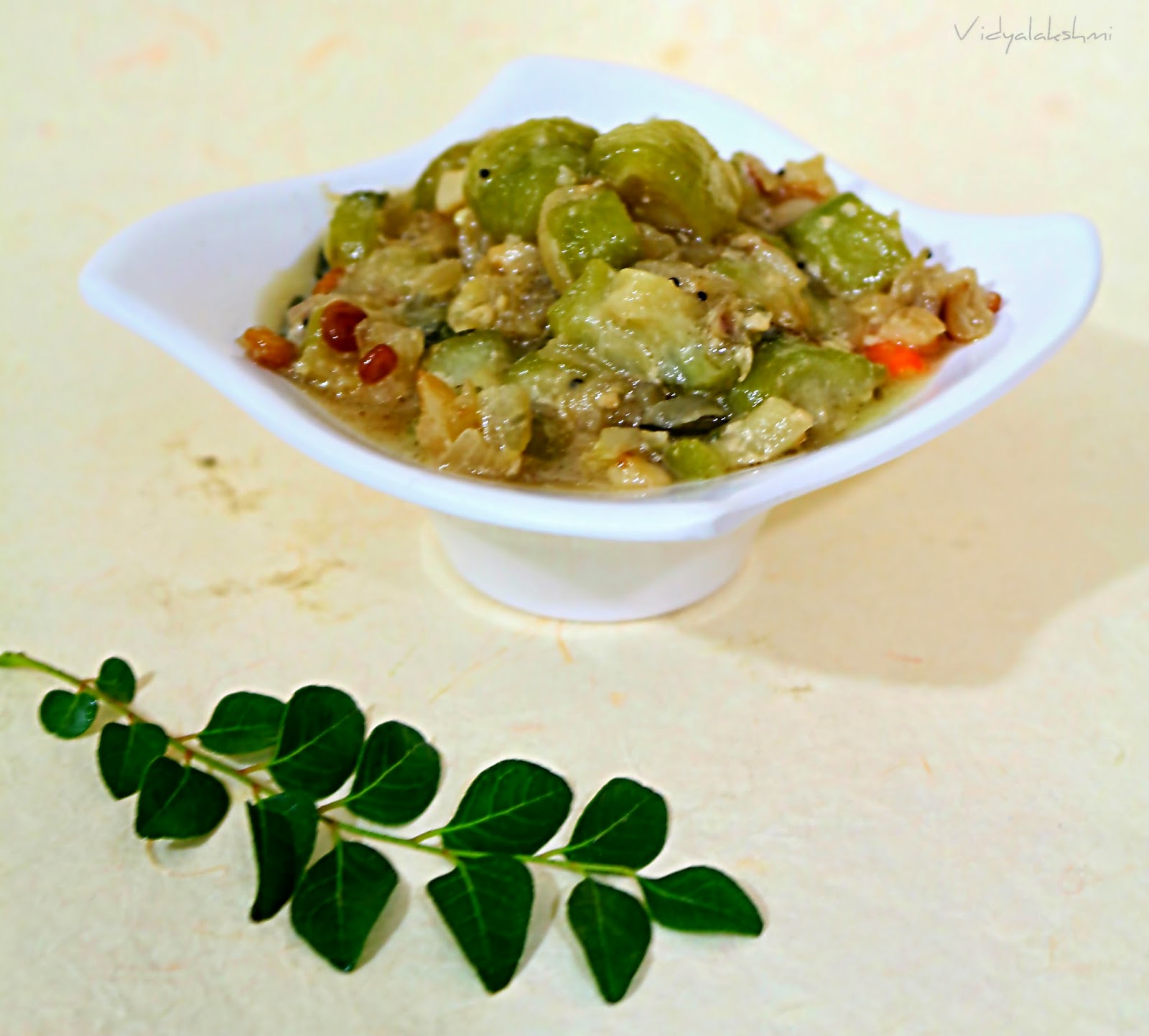 Peerkangai Paal Poriyal(Kootu) (Milky Ridge Gourd Curry South-Indian ...