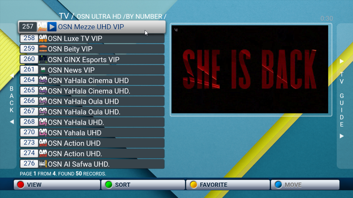 أشتراك iptv الملكي EVD TV الرائع اكثر من 50000