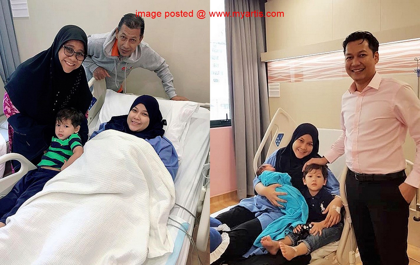 MYARTIS.COM | MYARTIS | MY | ARTIS: TAHNIAH - RAJA FARAH SELAMAT LAHIRKAN ANAK LELAKI KEDUA