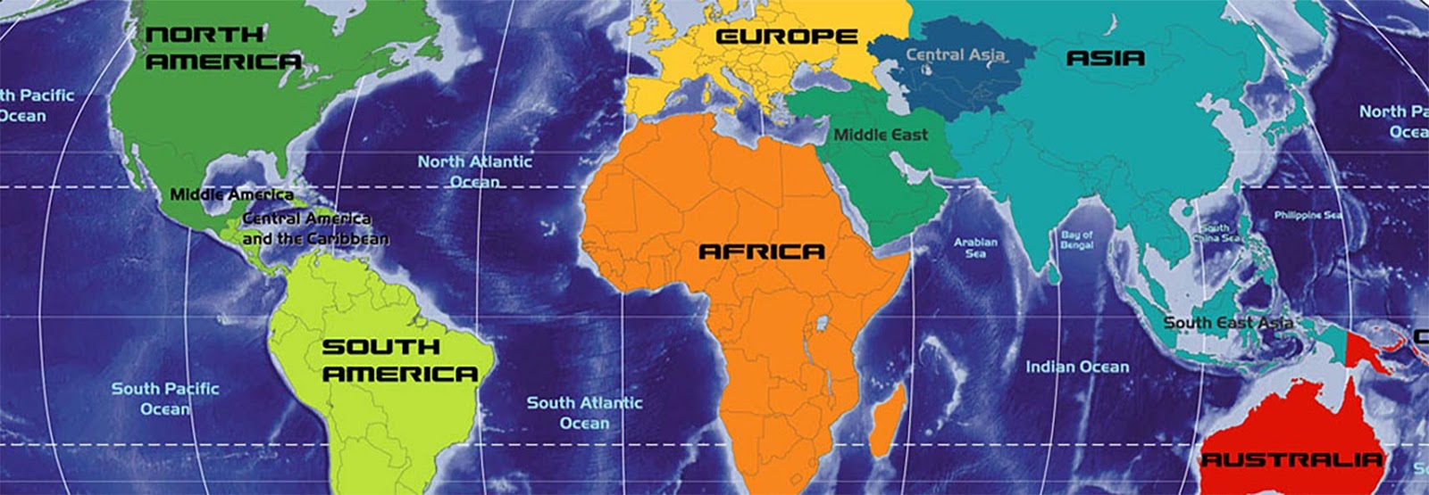 FACTS ABOUT THE 7 WORLD'S CONTINENTS