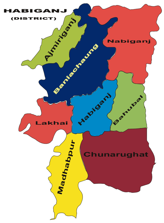 Habiganj District Map of Bangladesh - Photos for you | Latest Hollywood ...