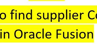 Oracle Application's Blog: Query to find supplier Contacts in Oracle Fusion