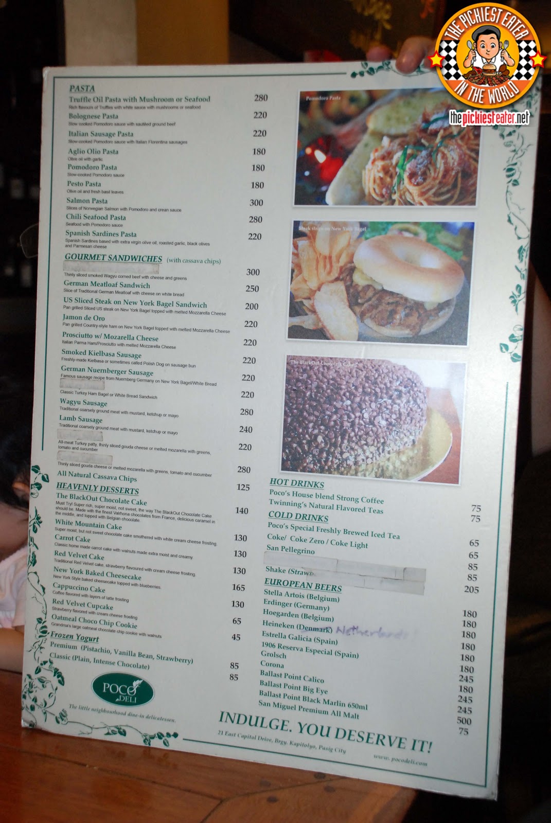 THE PICKIEST EATER IN THE WORLD: LUNCH AT POCO DELI WITH A NEW FRIEND!