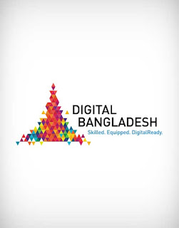 digital bangladesh vector logo