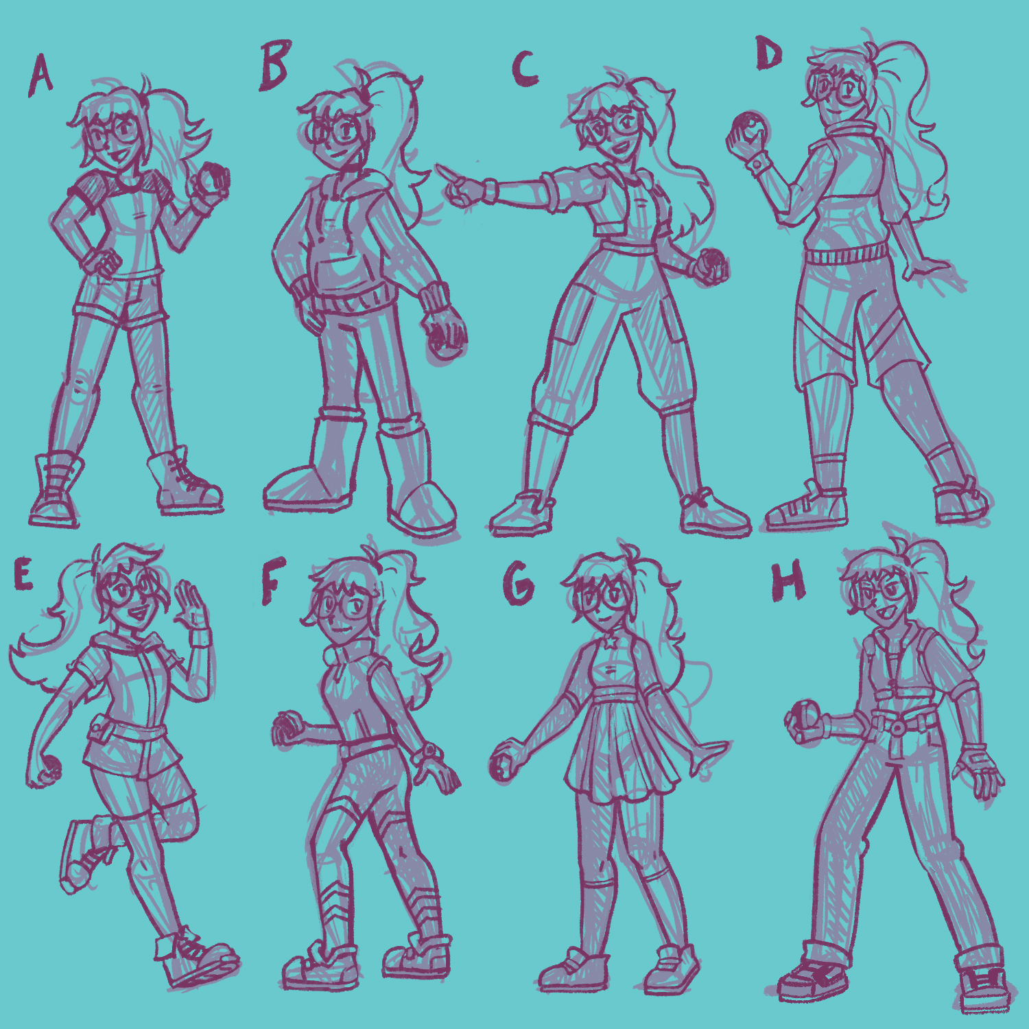 Art of Amanda Burn: Full Body Character Commission: Vania Pokémon Trainer