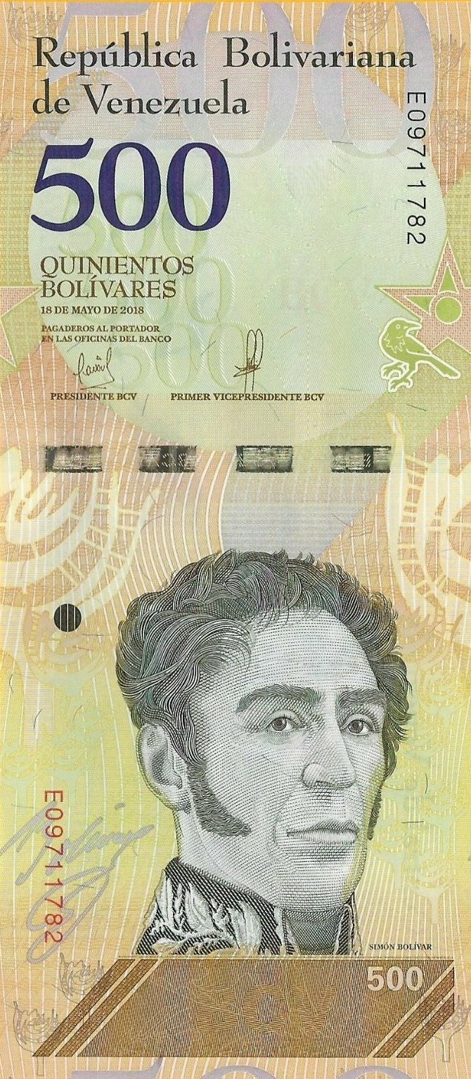 Bank Notes of the World: Bank note from Venezuela