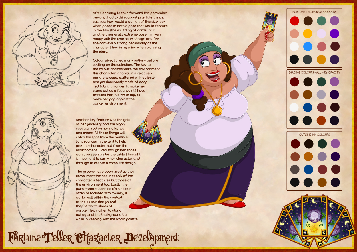Trionfi Film Blog: Fortune Teller Character Design