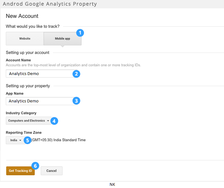 Google Analytics In Android App