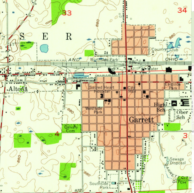 Towns and Nature: Garrett, IN: B&O Depot and Roundhouse