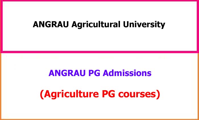 ANGRAU PG Admissions Notification 2024-25, Application Process - EdNewz.in