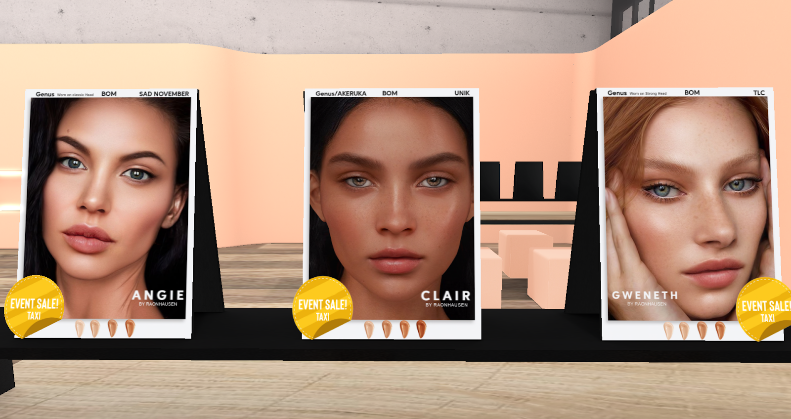 The *SK*[BoM]*IN* Project™: FEMALE BOM SKINS