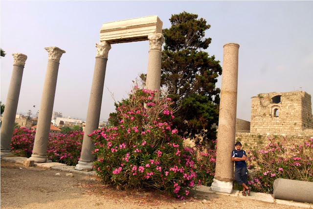 the viewing deck: Byblos (Jbeil) Archaeological Site