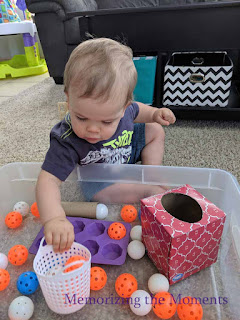 Memorizing the Moments: Simple Baby Bin - Balls