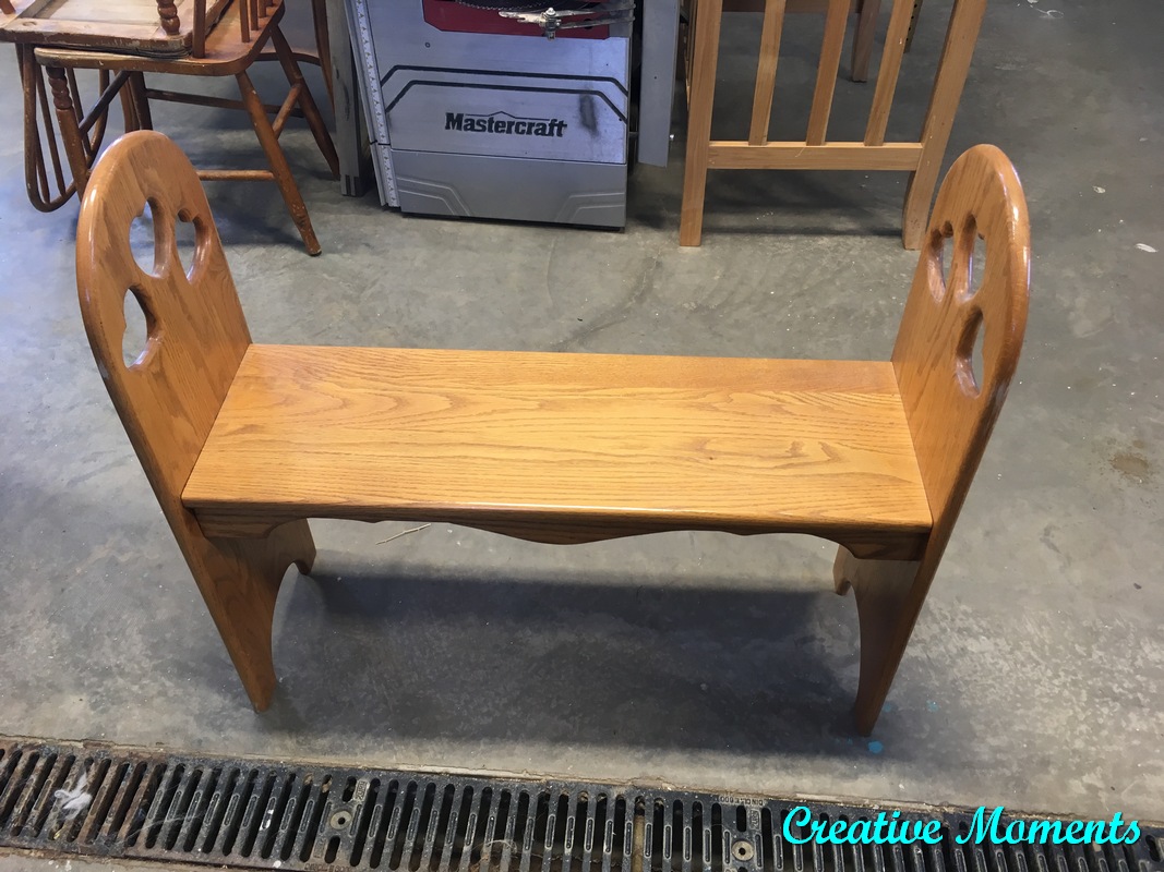 Country Heart Bench Changeup