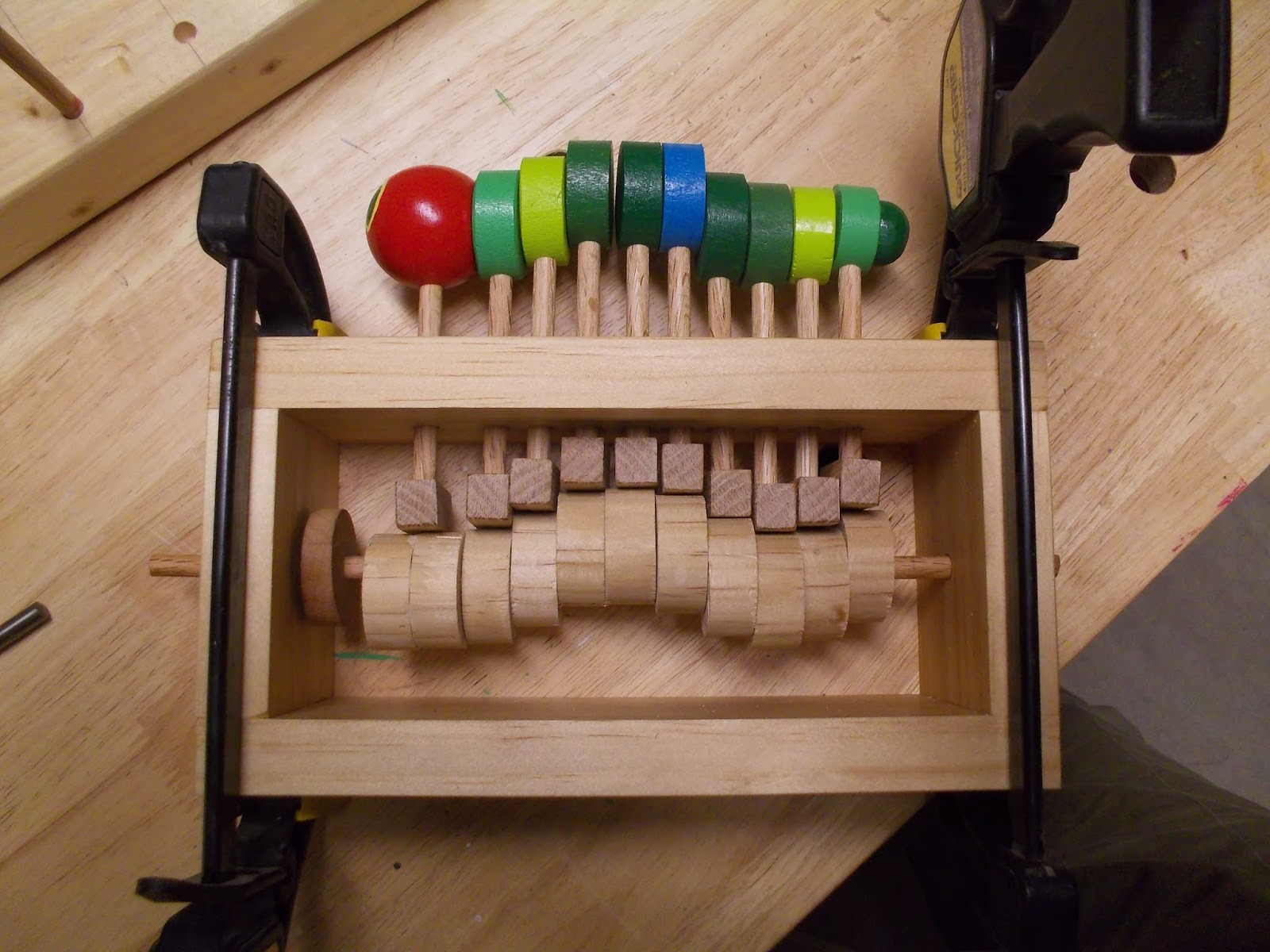 Making a Toy Caterpillar Automata ~ Toy Making Dad
