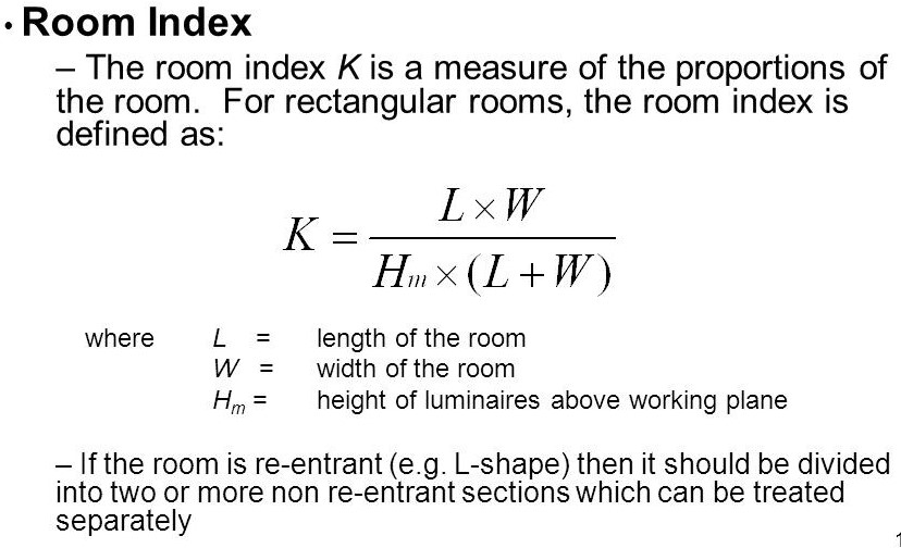機電人生 EMLife: 【照明設計】室内照明照度計算的注意事項（Lux Level Calculation）