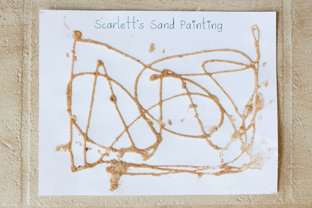 The Sweatman Family: Sand Painting Activity