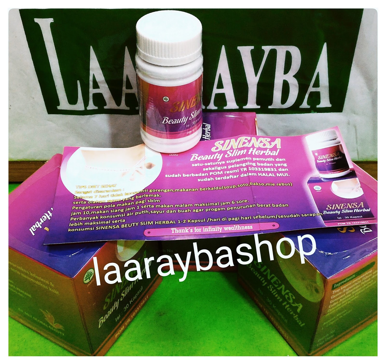 Laa Rayba Shop: PIL PELANGSING SINENSA BPOM