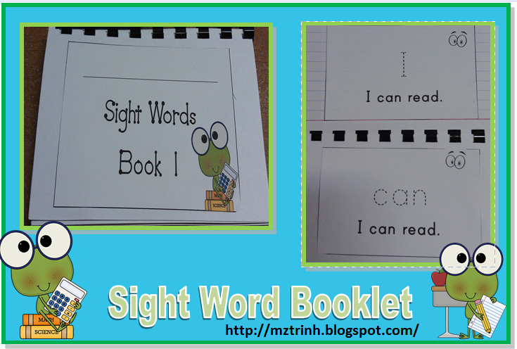 The Teacher Tattles: Sight Word Booklet