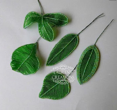 How to Make Bead and Wire Leaves Tutorials / The Beading Gem