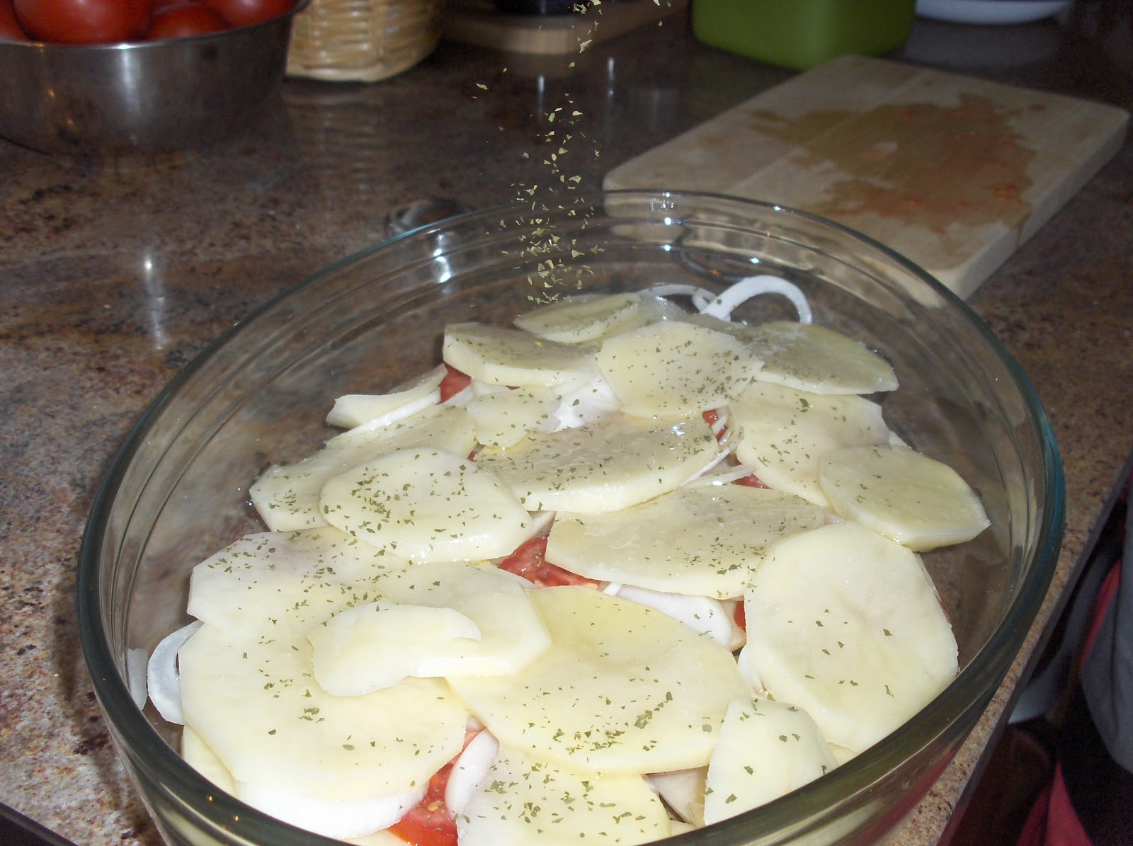 RÈMOL AMB PATATES AL FORN