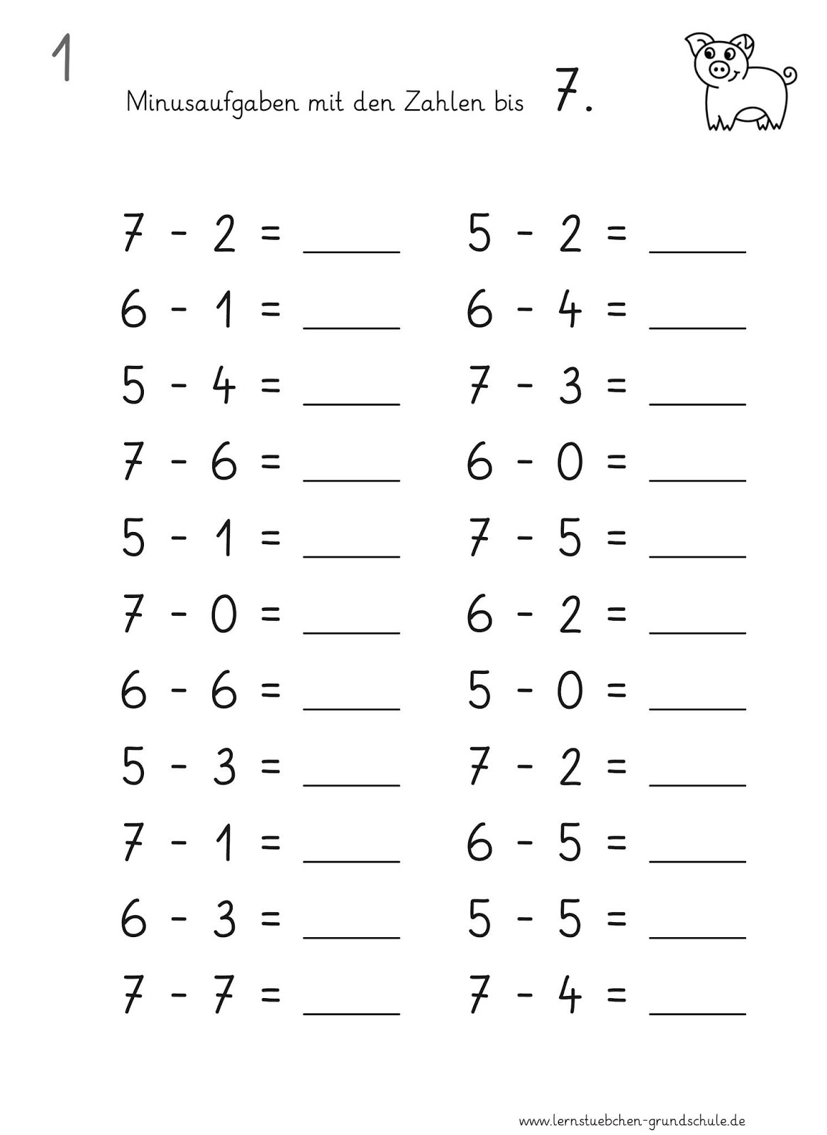 Lernst bchen Minusaufgaben Mit Den Ergebnissen 5 6 Und 7 lernst-bchen-minusaufgaben-mit-den-ergebnissen-5-6-und-7